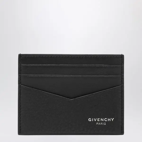 Givenchy Smooth Leather Card Holder - Black