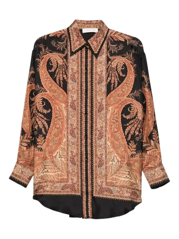 Zimmermann Hypnotic Silk Shirt