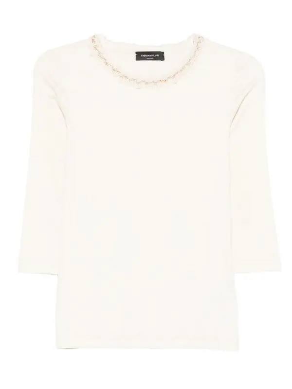 Fabiana Filippi Cotton Sweater - White