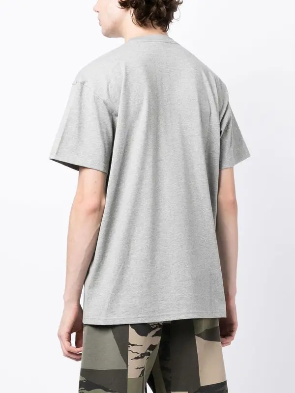 Carhartt Work In Progress Logo Cotton T-shirt - Grey