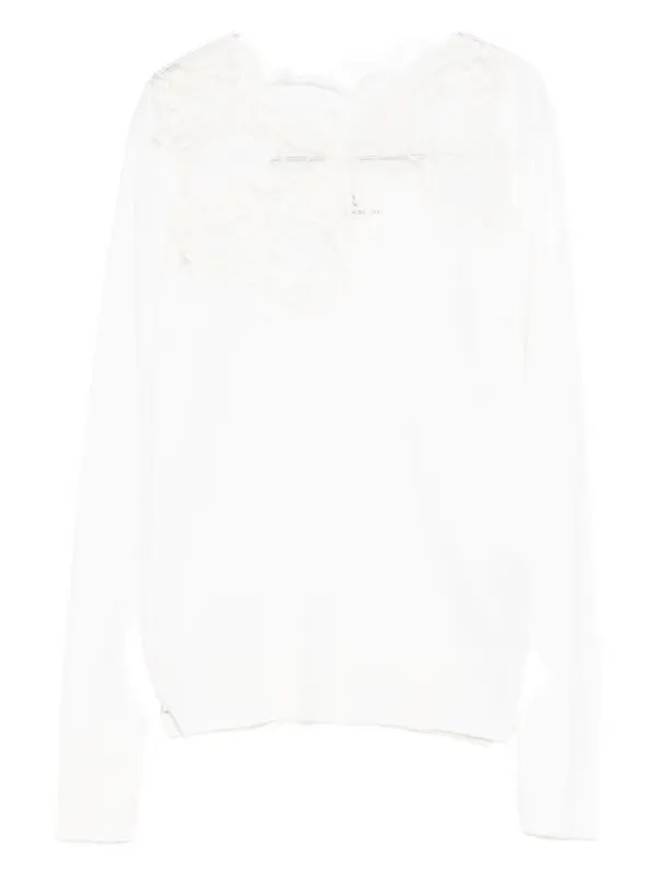 Ermanno Scervino Wool Turtleneck Sweater - White