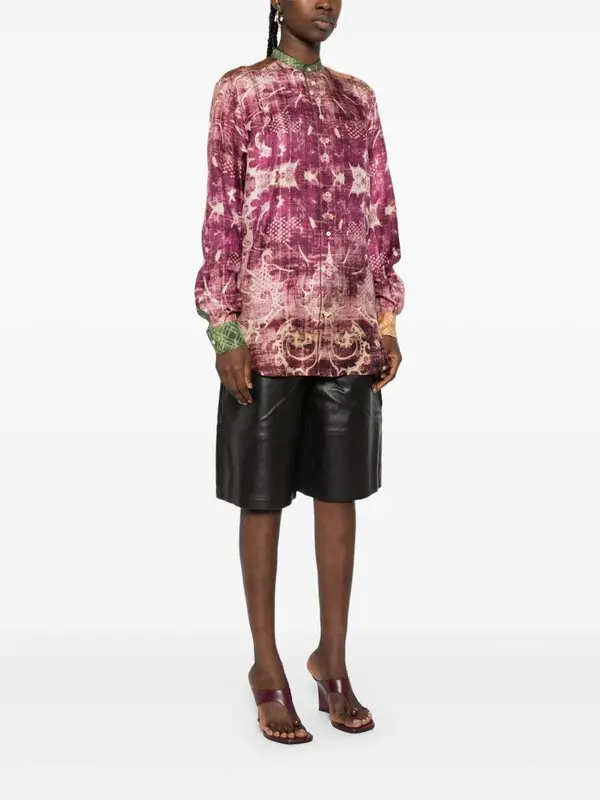 PIERRE-LOUIS MASCIA Printed Silk Shirt