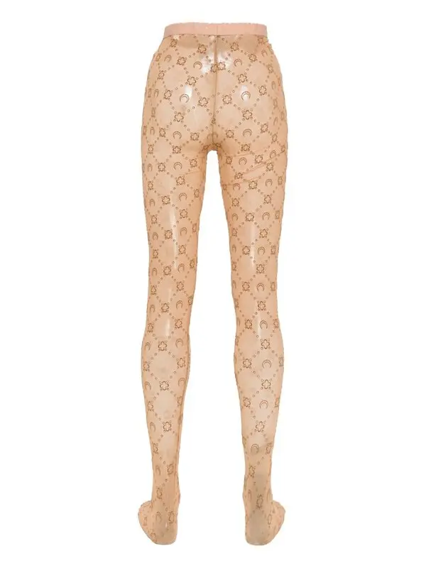 MARINE SERRE Monogram Tights