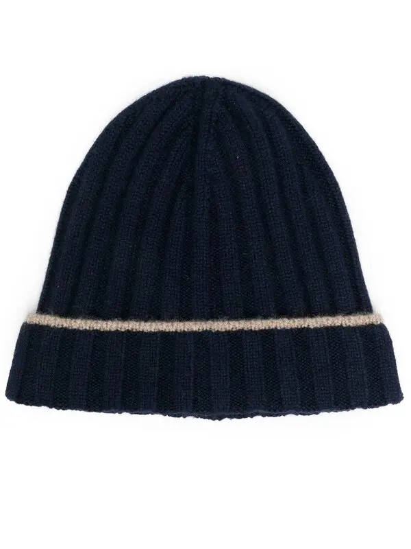 Brunello Cucinelli Cashmere Beanie - Blue