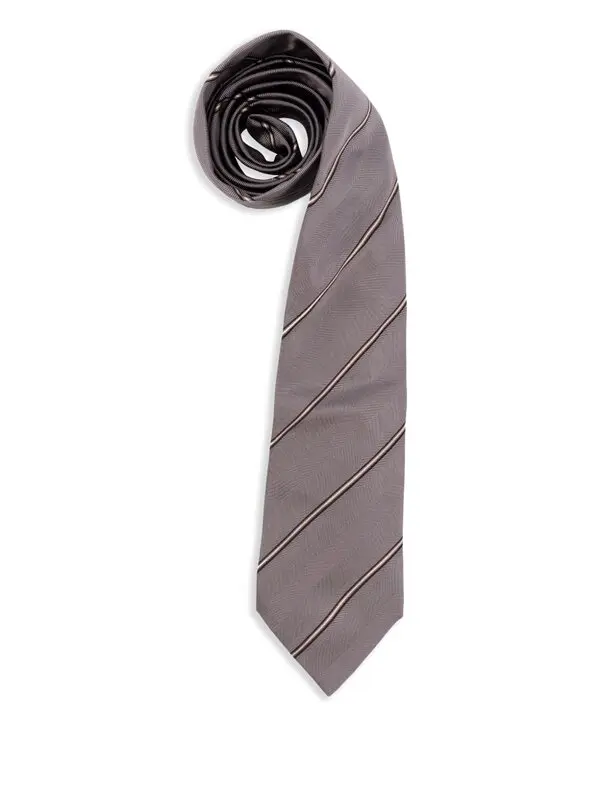 Brunello Cucinelli Silk Necktie - Grey