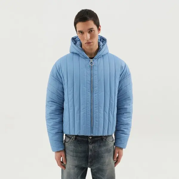 1989 STUDIO Quilted Puffer Jacket - Light Blue