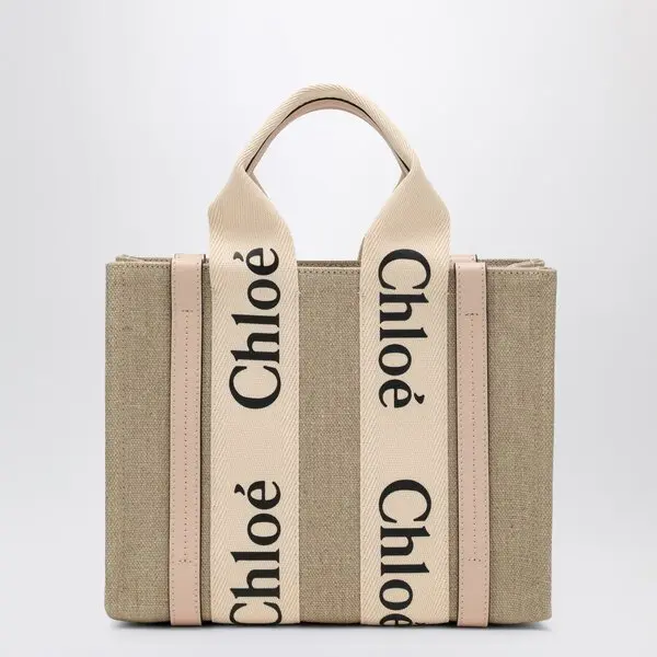 Chloé Woody Little Tote Bag - White