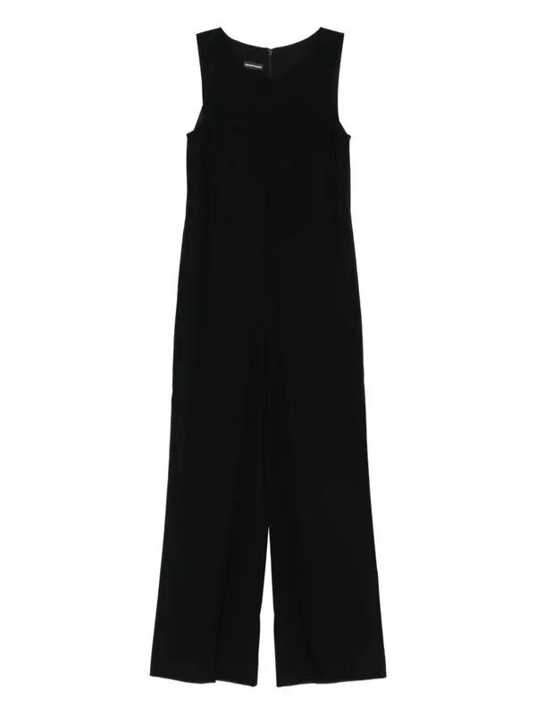 Emporio Armani Sleeveless Jumpsuit - Black