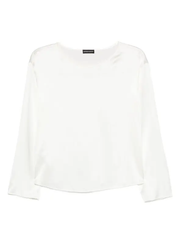 Emporio Armani Silk-blend Top
