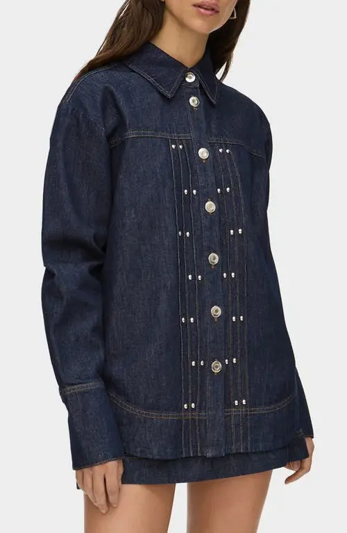 ALIGNE Studded Denim Jacket