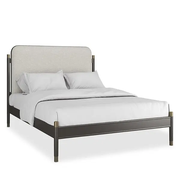 CARACOLE Campaign Queen Bed - No Color