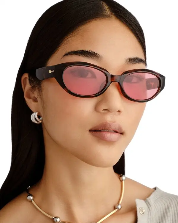 Le Specs Le Bijou Cat Eye Sunglasses - Tortoise