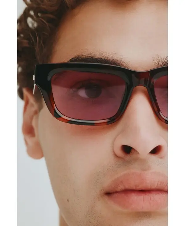 Le Specs Le Castle D Frame Sunglasses - Tortoise