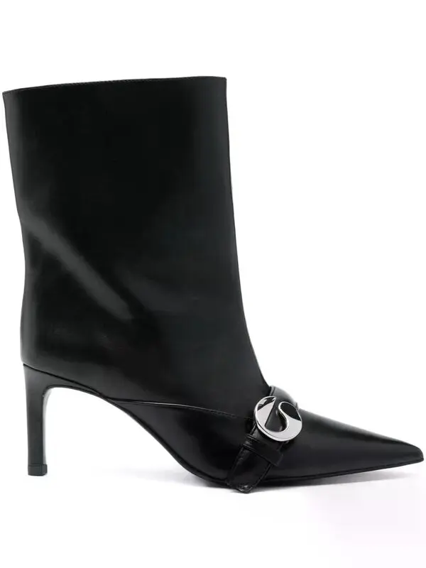 Coperni 70mm Buckle-fastening Boots - Black