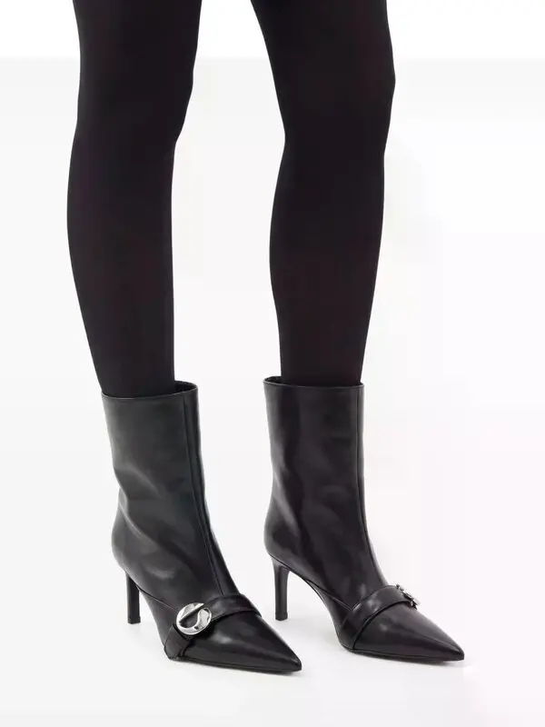 Coperni 70mm Buckle-fastening Boots - Black