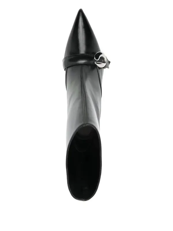 Coperni 70mm Buckle-fastening Boots - Black