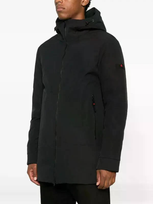 Peuterey Hooded Zip-front Coat