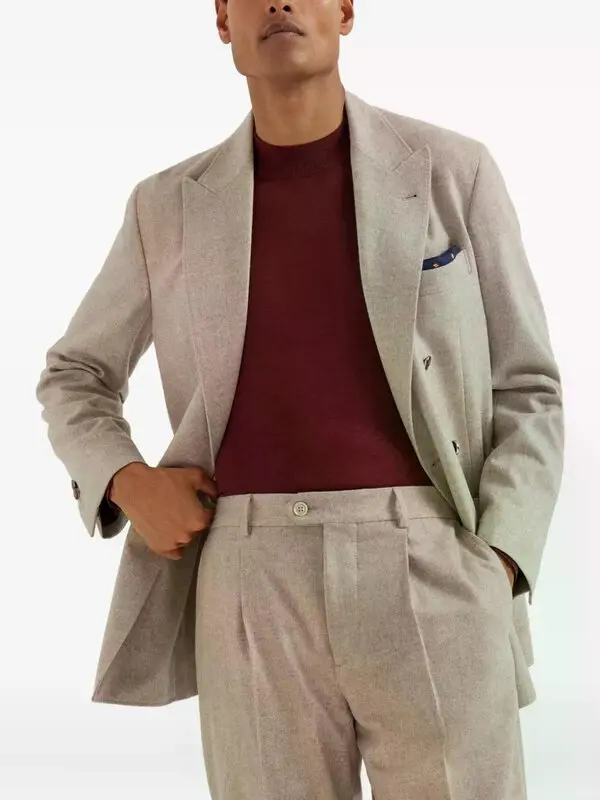 Brunello Cucinelli Double-breasted Patch-pocket Blazer