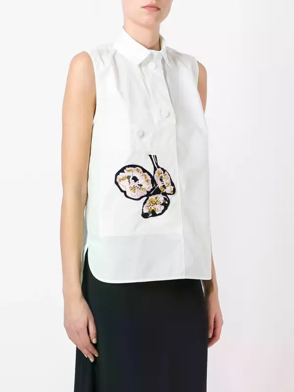 Marni Sleeveless Appliqué Shirt