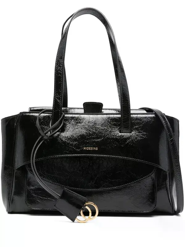 HIDESINS Patent Leather Shoulder Bag