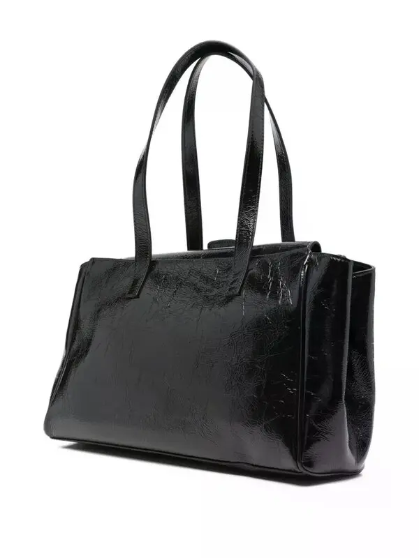 HIDESINS Patent Leather Shoulder Bag