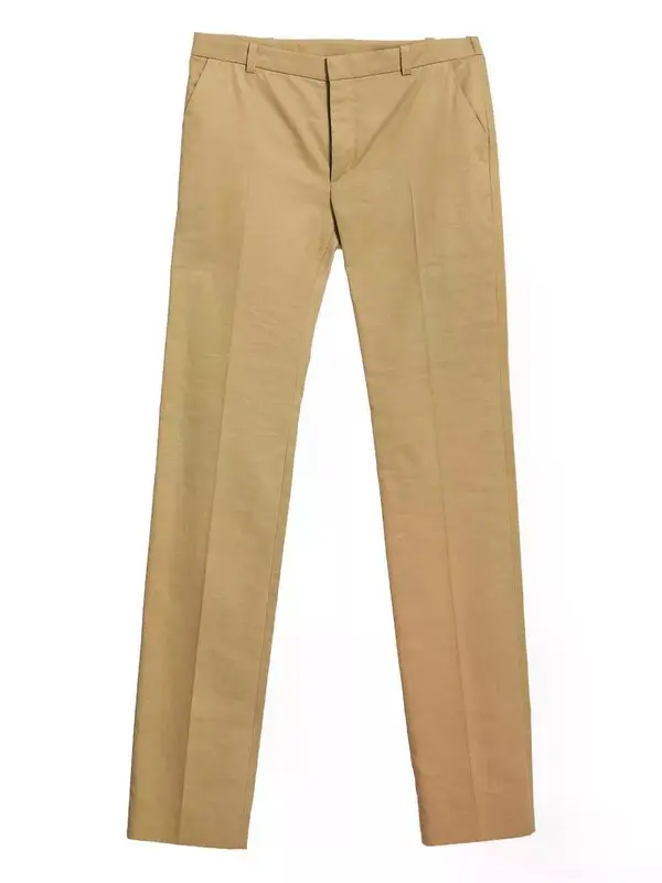 Balenciaga Pleated Cotton Trousers