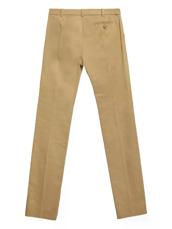 Balenciaga Pleated Cotton Trousers