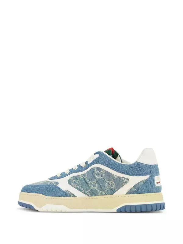 Gucci Re-web Low Top Sneakers - Blue
