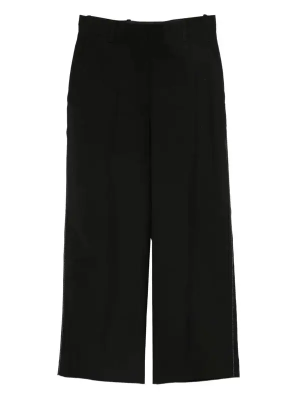 Marni Side-stripe Cropped Trousers