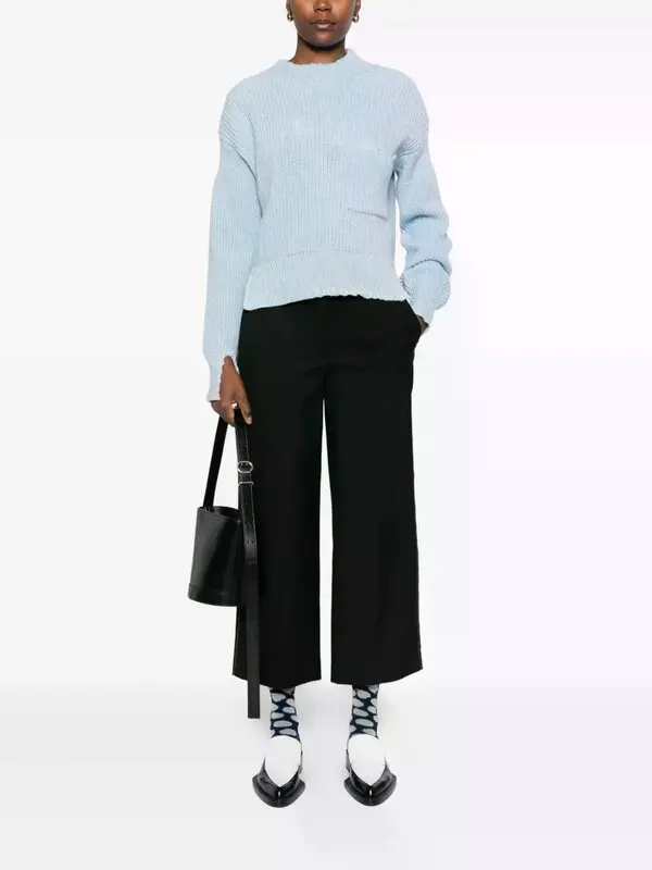 Marni Side-stripe Cropped Trousers