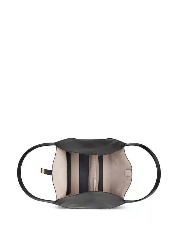 LANVIN Concerto Arpège Leather Tote Bag - Black