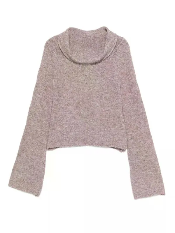 ELEH Turtleneck Wide-sleeve Sweater