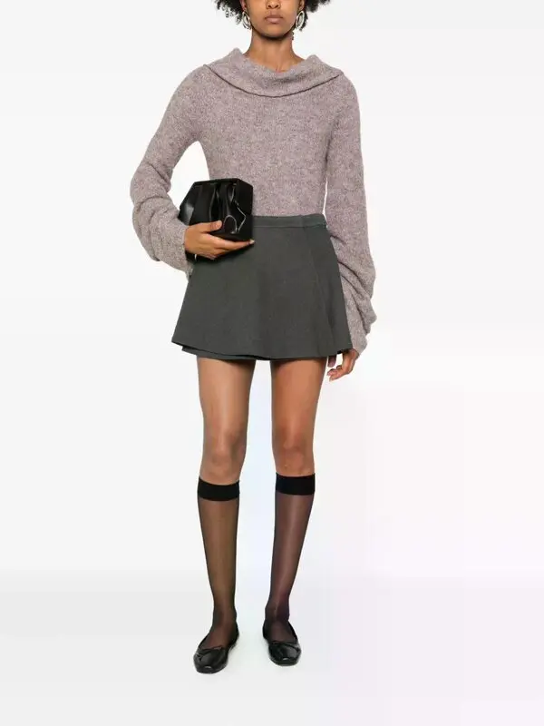 ELEH Turtleneck Wide-sleeve Sweater