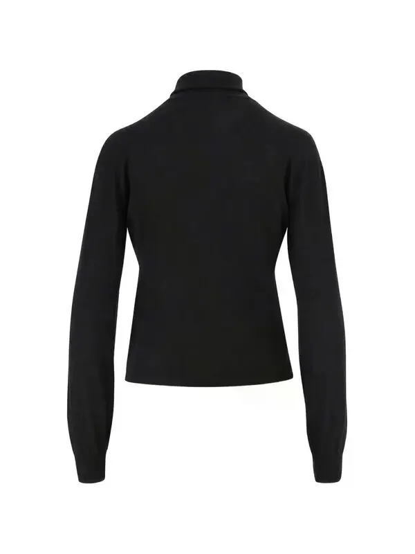 Saint Laurent High-neck Long-sleeve Sweater