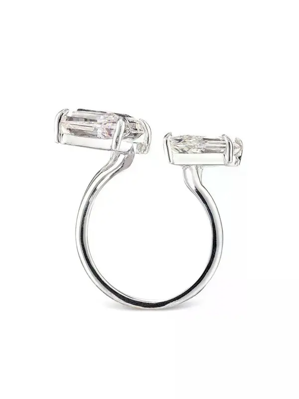 ANABELA CHAN Trinity Shattered White Sapphire Ring