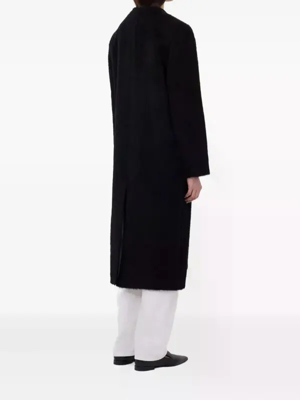 Loulou De Saison Voss V-neck Structured-shoulder Coat
