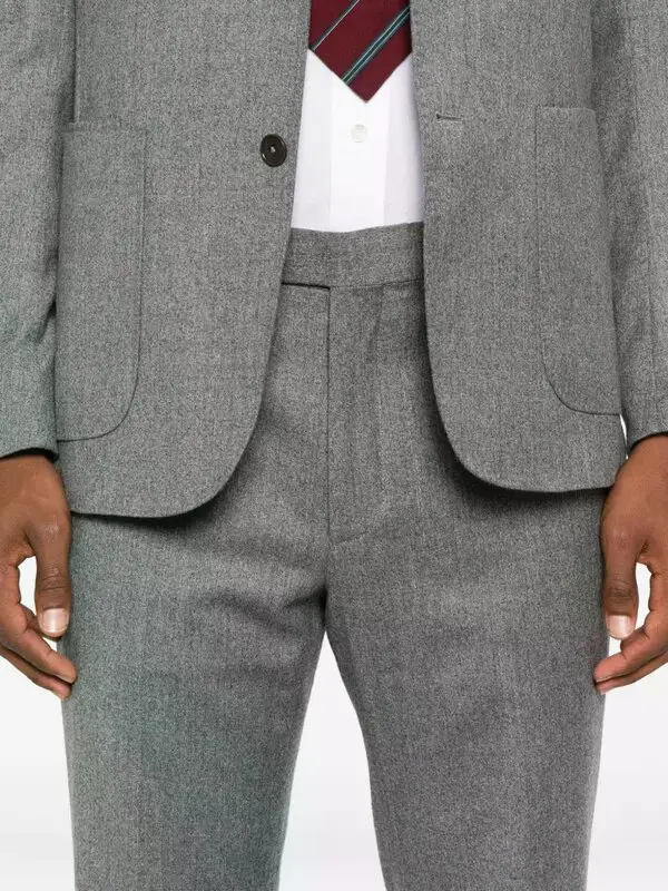 Zegna Button Suit - Grey