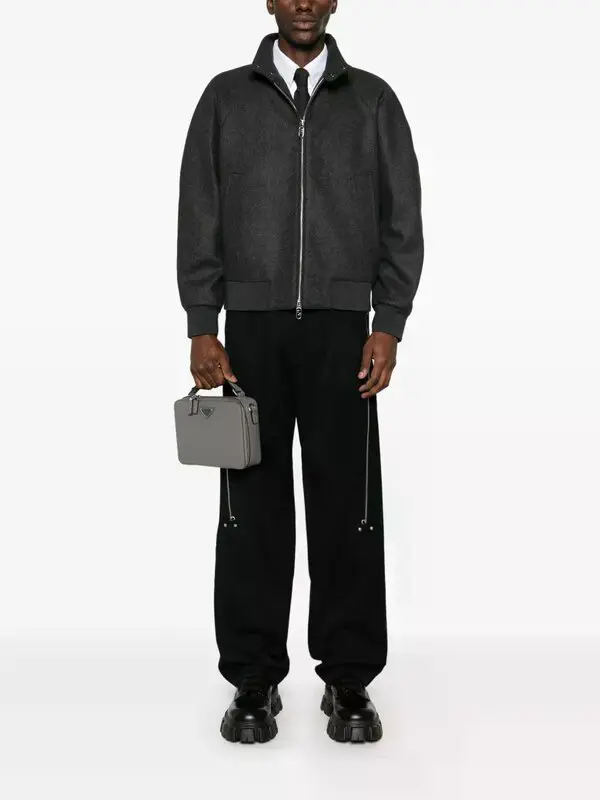 Fendi Felted Bomber Jacket