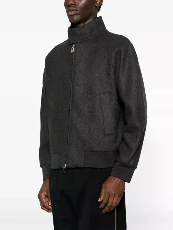 Fendi Felted Bomber Jacket