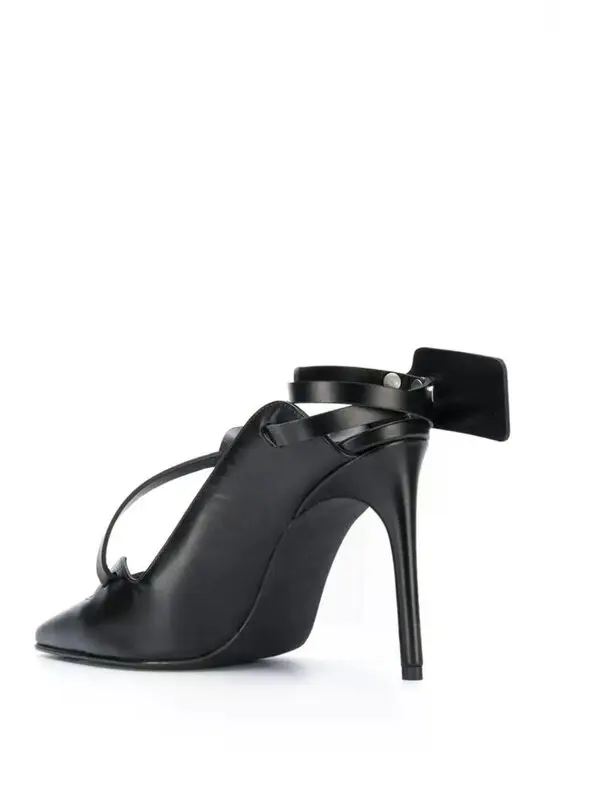 Off-White Warped Leather Pumps