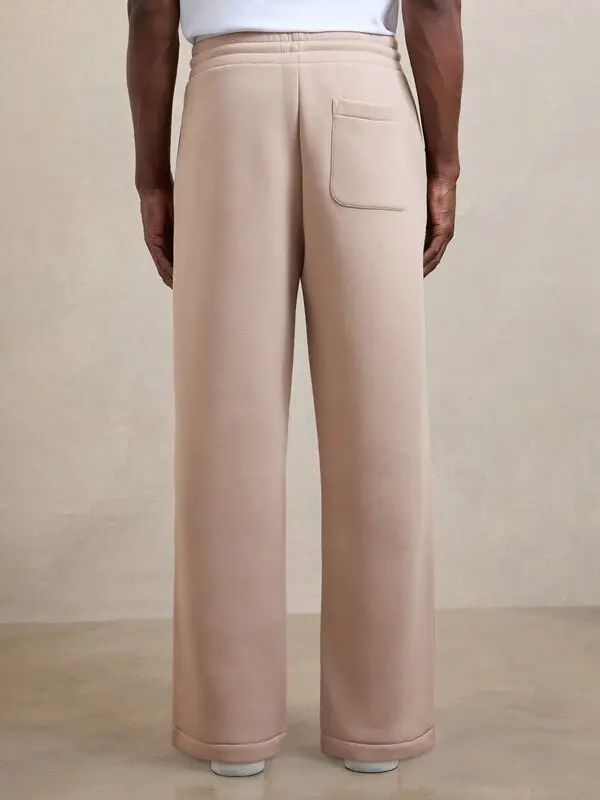 REISS Monterey Cotton-blend Fleece-back Joggers