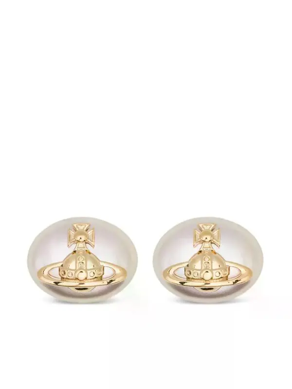 VIVIENNE WESTWOOD Orb Faux-pearl Earrings - Gold