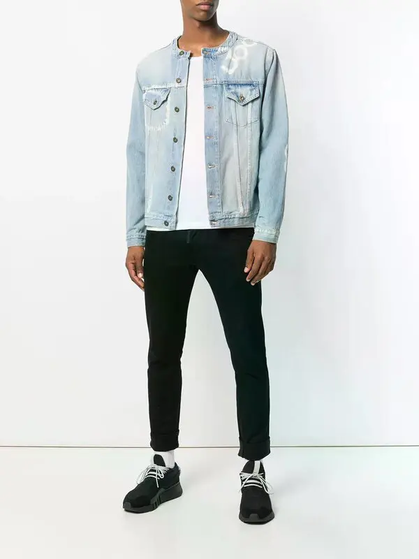 IH NOM UH NIT Printed Denim Jacket