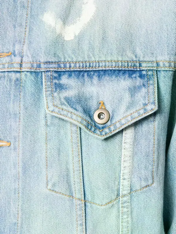 IH NOM UH NIT Printed Denim Jacket