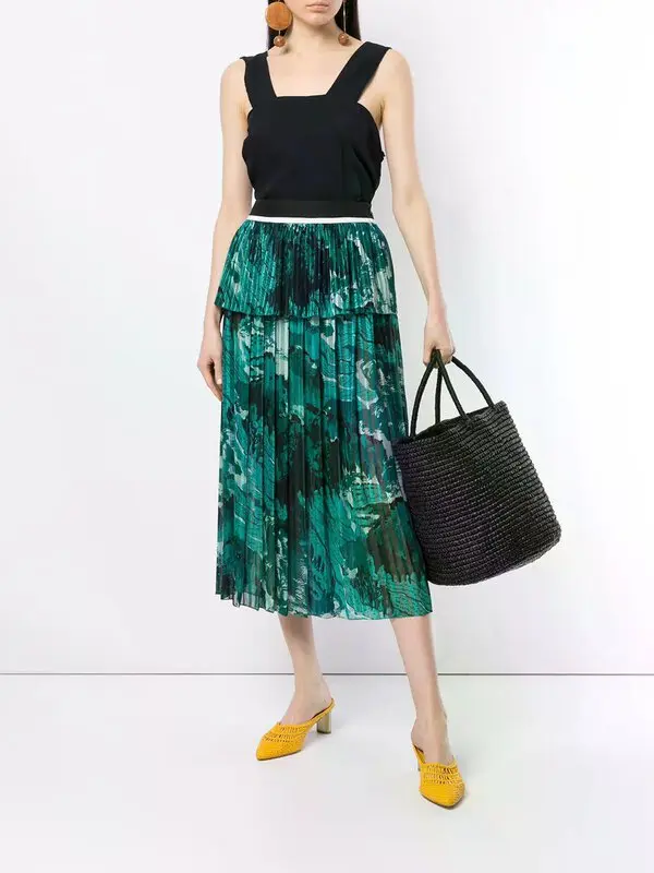SENSI STUDIO Woven Maxi Tote Bag