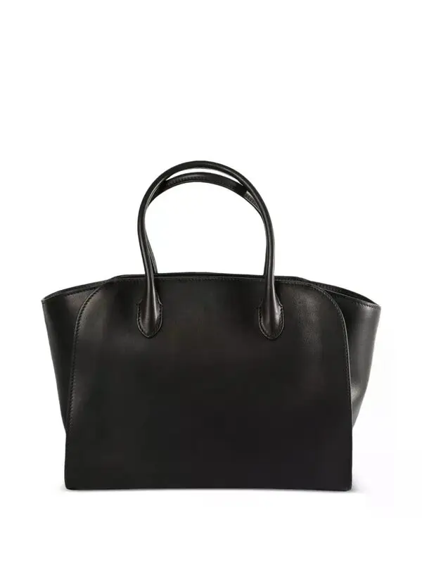 THE ROW Leather Tote Bag - Black