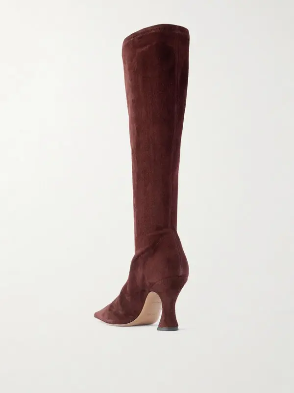 NEOUS Suede Knee Boots - Brown