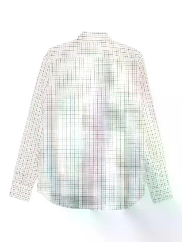 Aspesi Check-pattern Cotton-wool Shirt