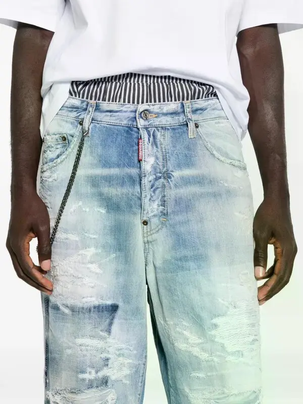 Dsquared2 Patchwork Distressed Jeans