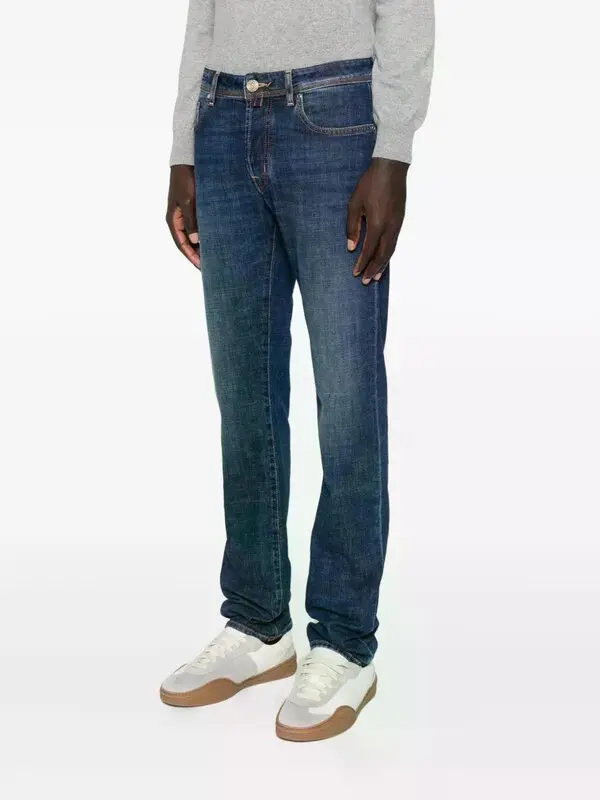 Jacob Cohen Faded-wash Straight Leg Jeans